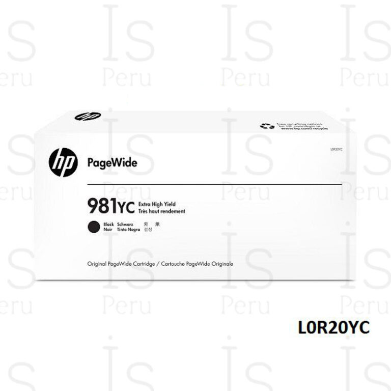 TINTA HP 981YC NEGRO L0R20YC PageWide E55650, E58650
