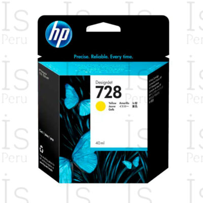 Tinta HP 728 F9J61A Yellow 40ML T730/T830