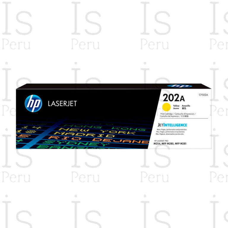 Toner HP 202A CF502A Yellow, LaserJet Pro M254/M280