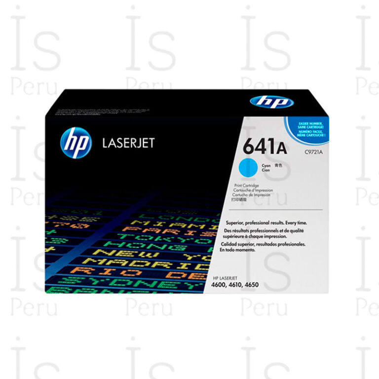 Toner HP 641A C9721A CIAN, LaserJet 4600/4650, 8000pag