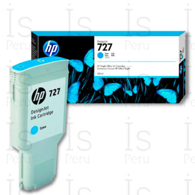 Cartucho de Tinta HP 727 F9J76A Cian 300ml Original