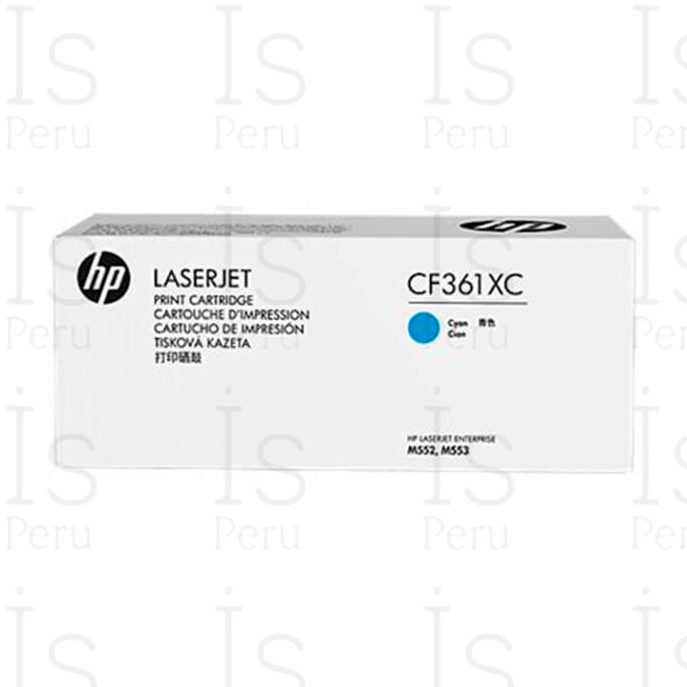 Toner HP 508XC CF361XC Cian, LaserJet M552/M553/M577