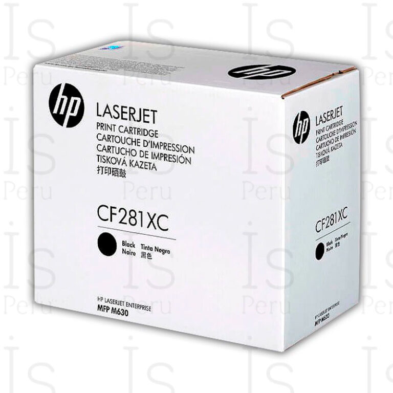 Toner HP 81XC CF281XC Negro, LaserJet M630z/M630f/M630dn