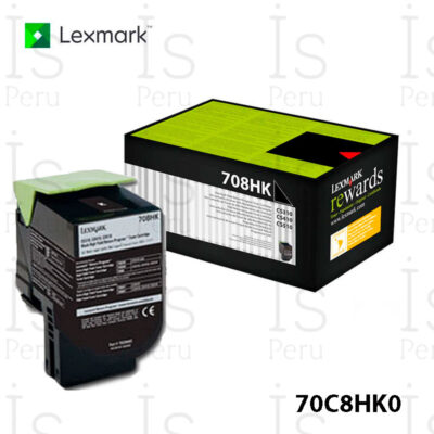 Toner Lexmark 70C8HK0 Negro 4000 páginas CS310dn