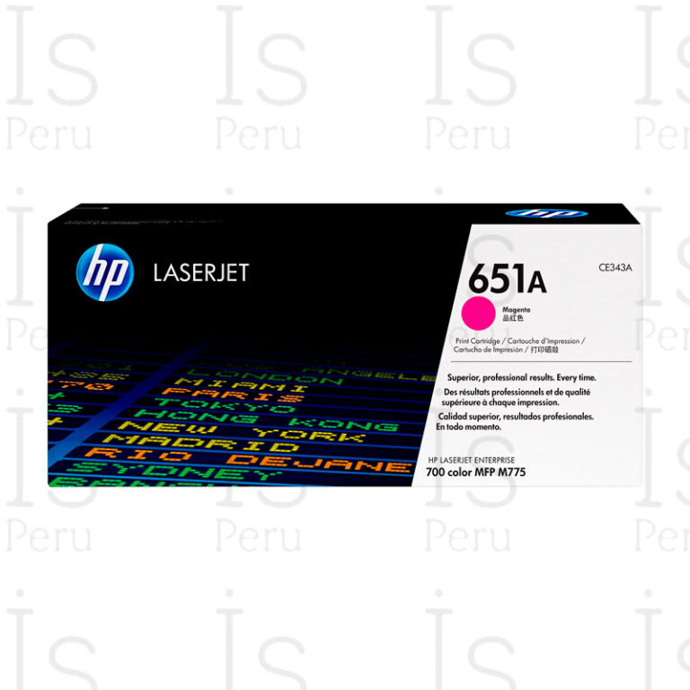 Toner HP 651A CE343A Magenta, LaserJet MFP M775