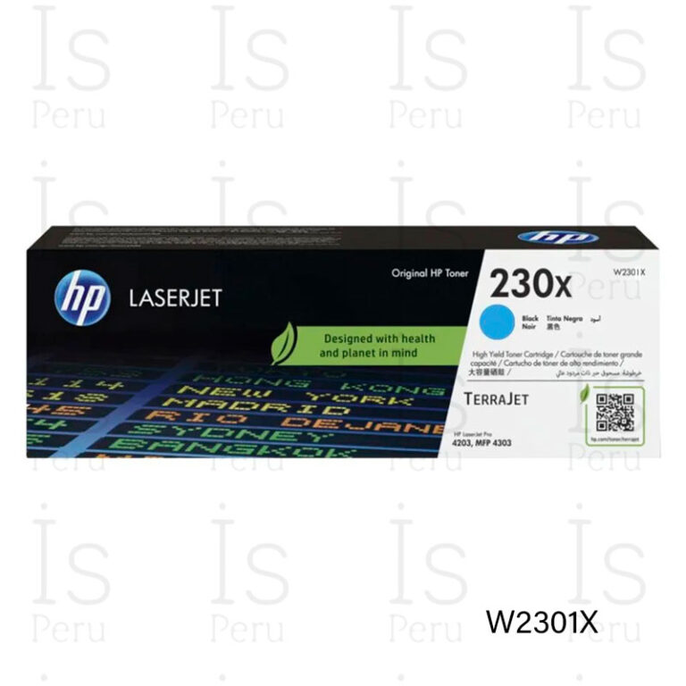 Cartucho de Tóner HP 230X W2301X Cyan, LaserJet Original