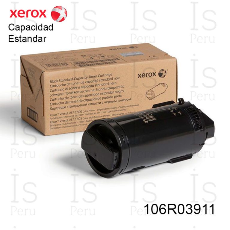 Toner Xerox 106R03911 Negro, Versalink C600/C605