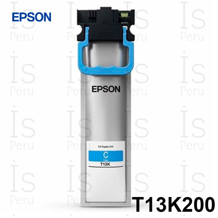 Tinta Epson T13K T13K200 Cian – Compatible con WorkForce EM-C8100 / EM ...