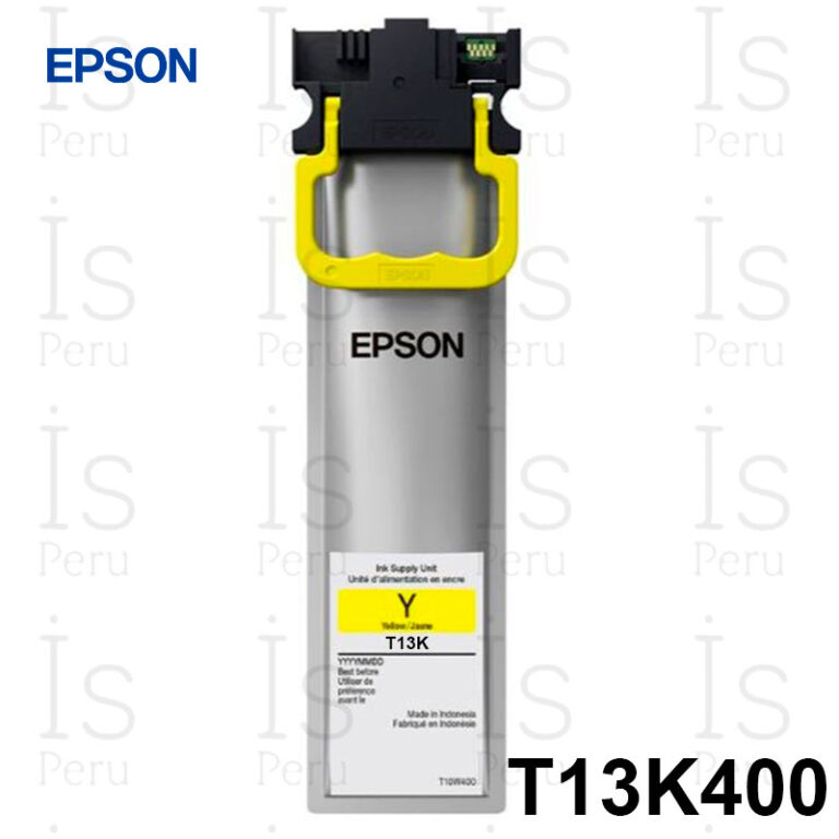 Tinta Epson T13K T13K400 Yellow – Compatible con WorkForce EM-C8100 ...